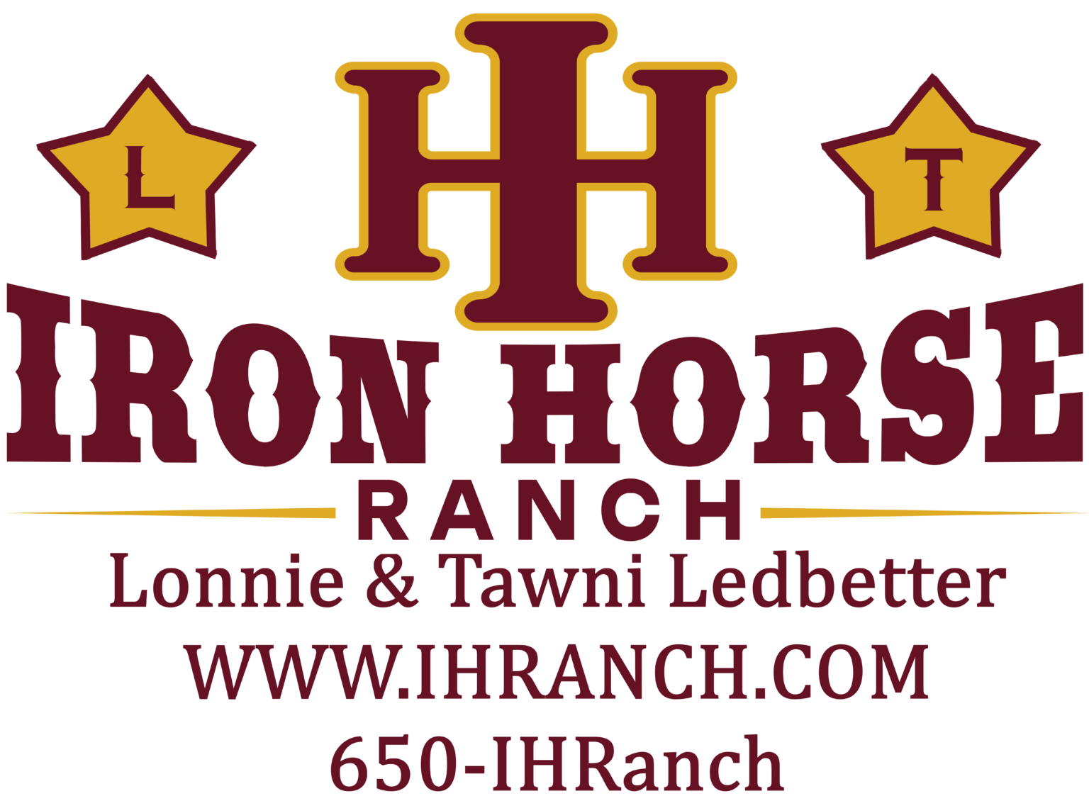Iron Horse Ranch Home of Lads Straw Man and Distinctive